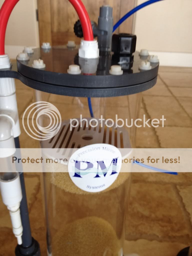 Precision Marine System calcium reactor complete set up | Reef2Reef